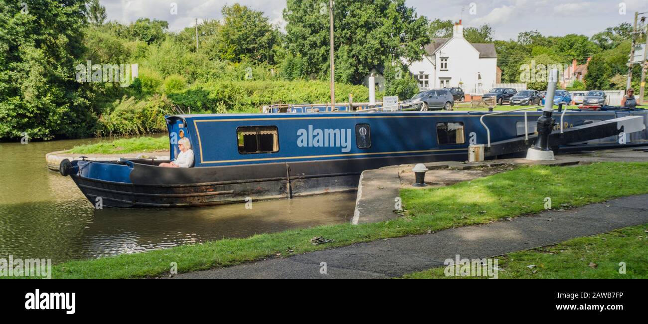 hatton locks grand union canal Stock Photo - Alamy