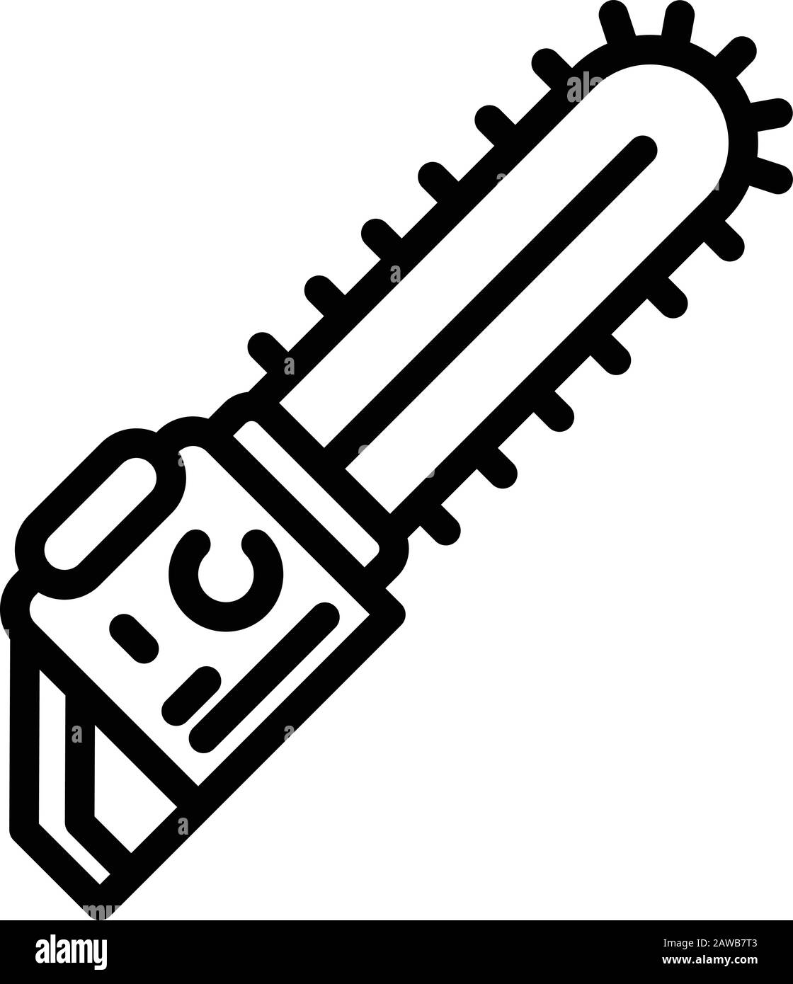 Home chainsaw icon, outline style Stock Vector Image & Art - Alamy