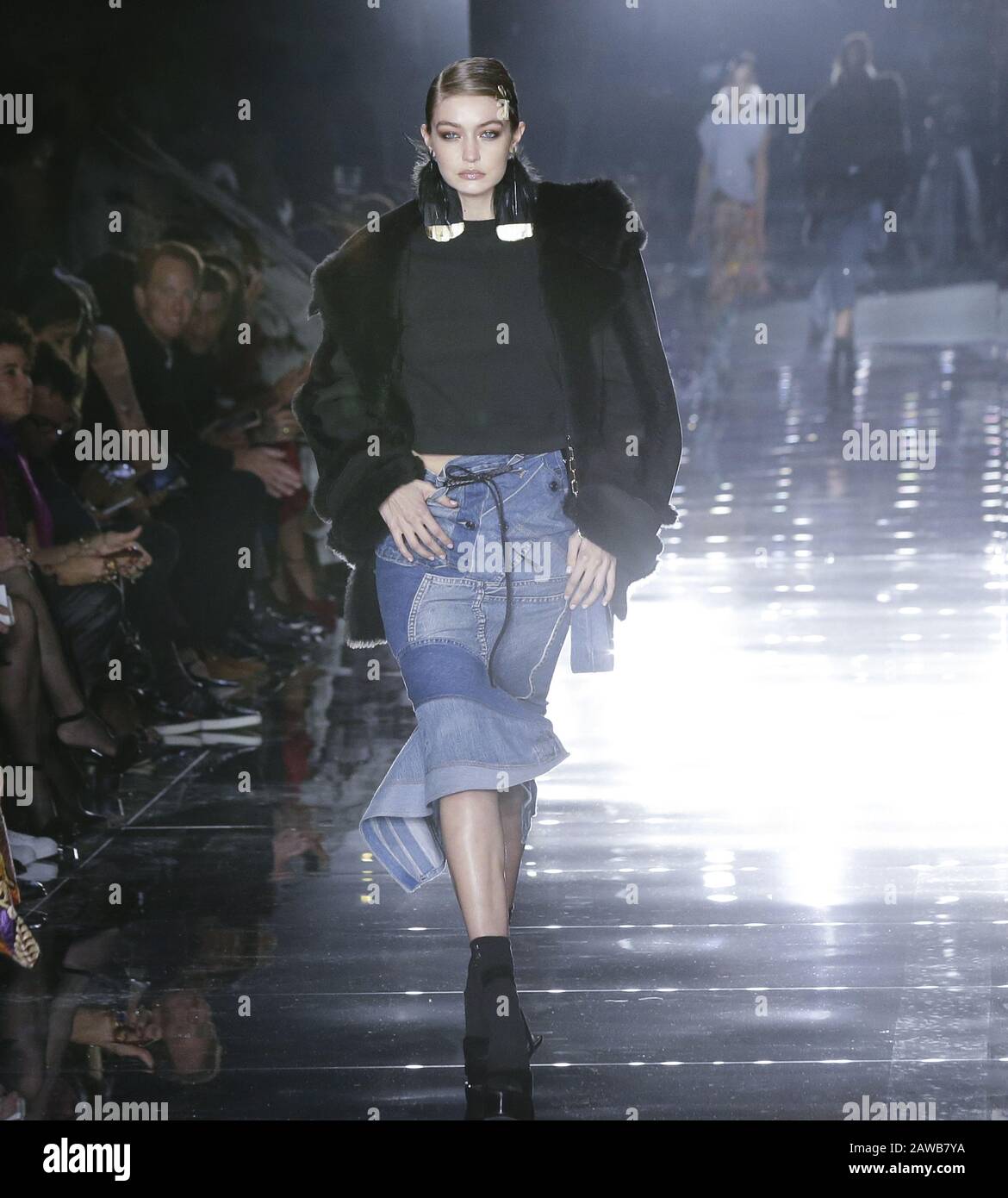 Los Angeles, United States. 07th Feb, 2020. Gigi Hadid walks on the ...