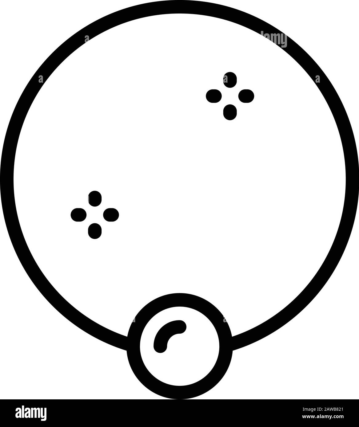 Steel ear piercing icon Stock Vector Images - Alamy