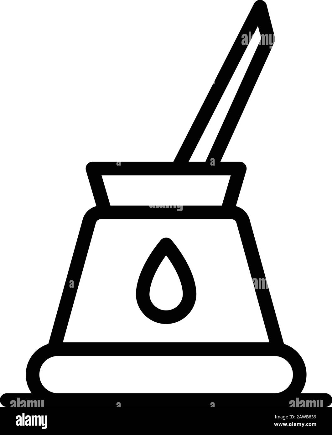 Black ink box icon, outline style Stock Vector Image & Art - Alamy