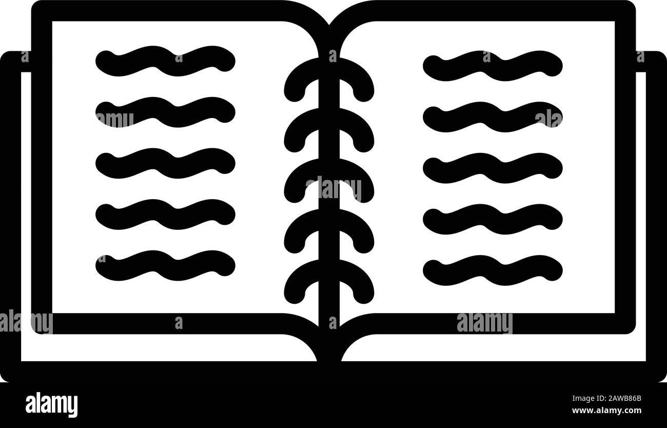 Business catalog icon, outline style Stock Vector Image & Art - Alamy