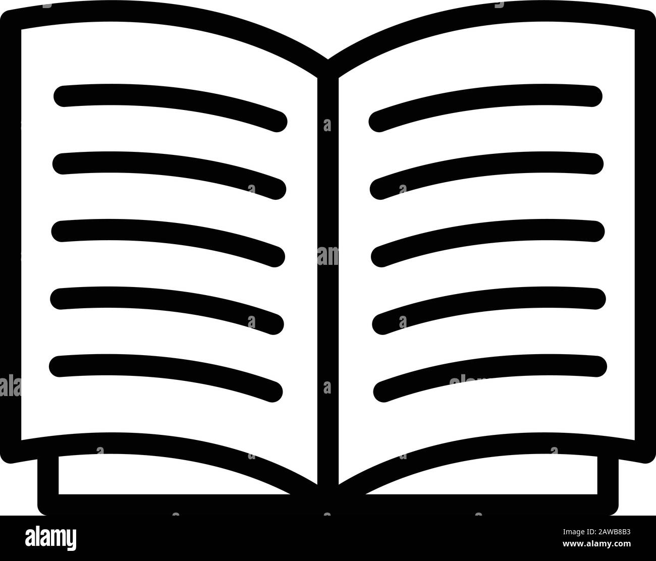 Brochure Icon Black