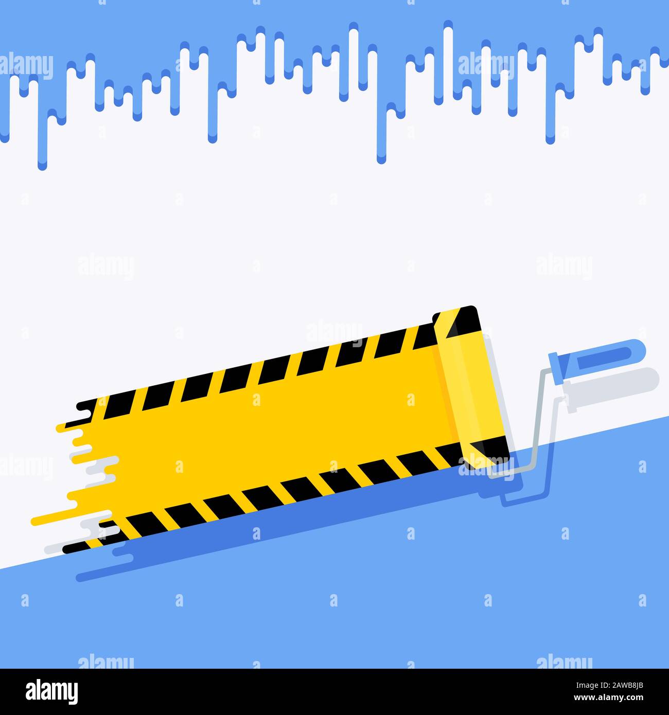 Paint coverage Stock Vector Images - Alamy