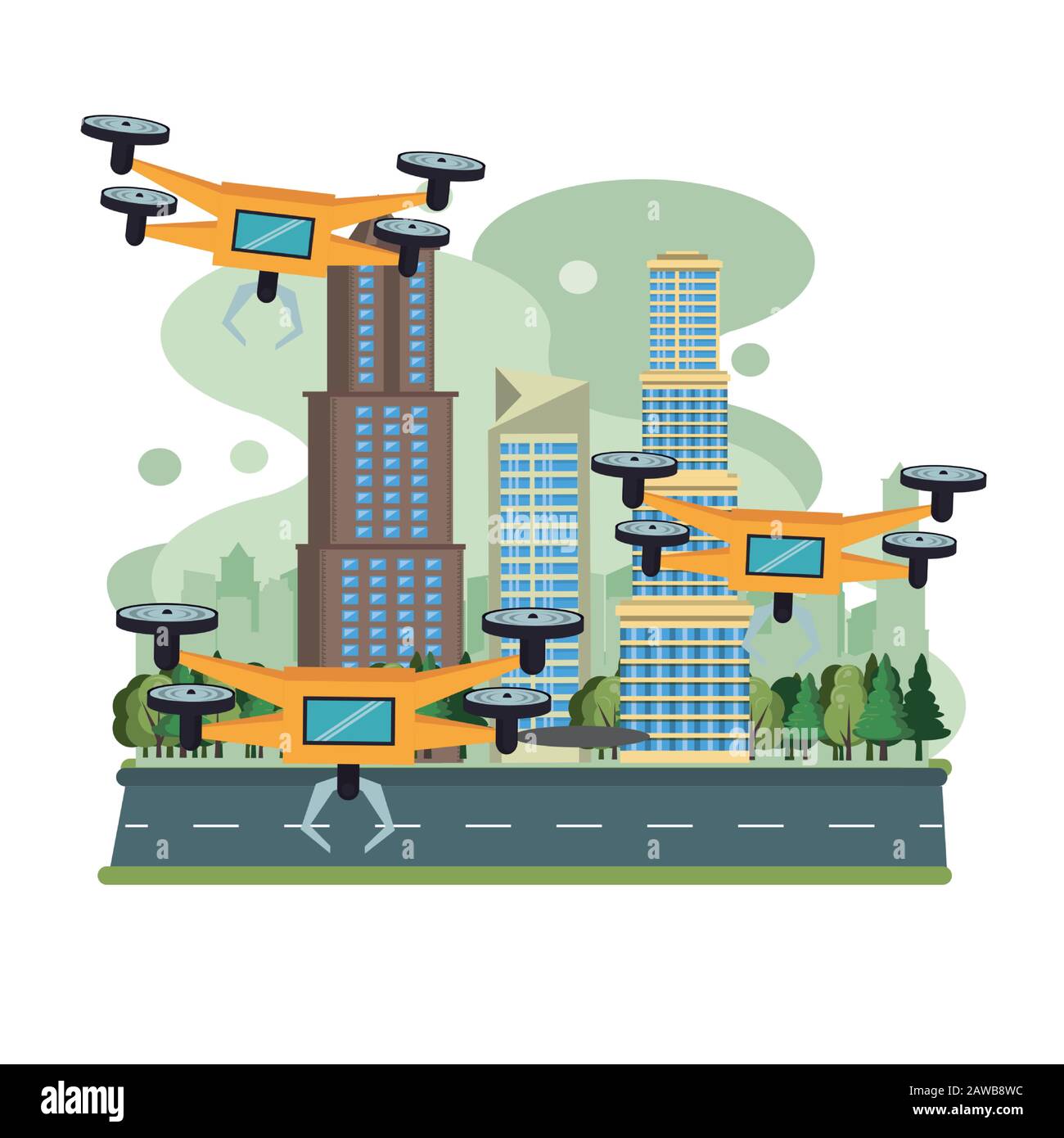 Icon military flying drone Cut Out Stock Images & Pictures - Alamy