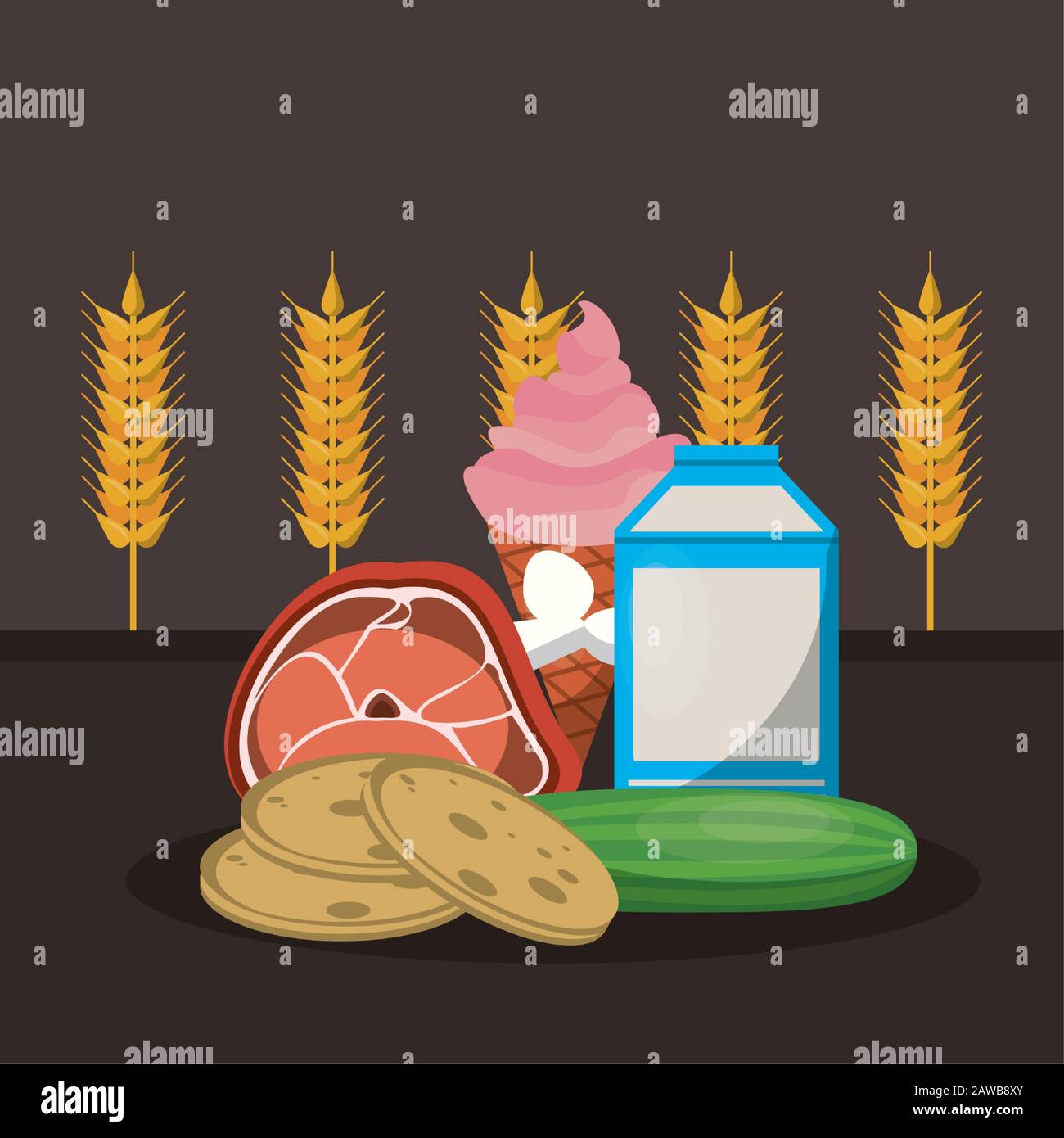 healthy food life style icons Stock Vector Image & Art - Alamy