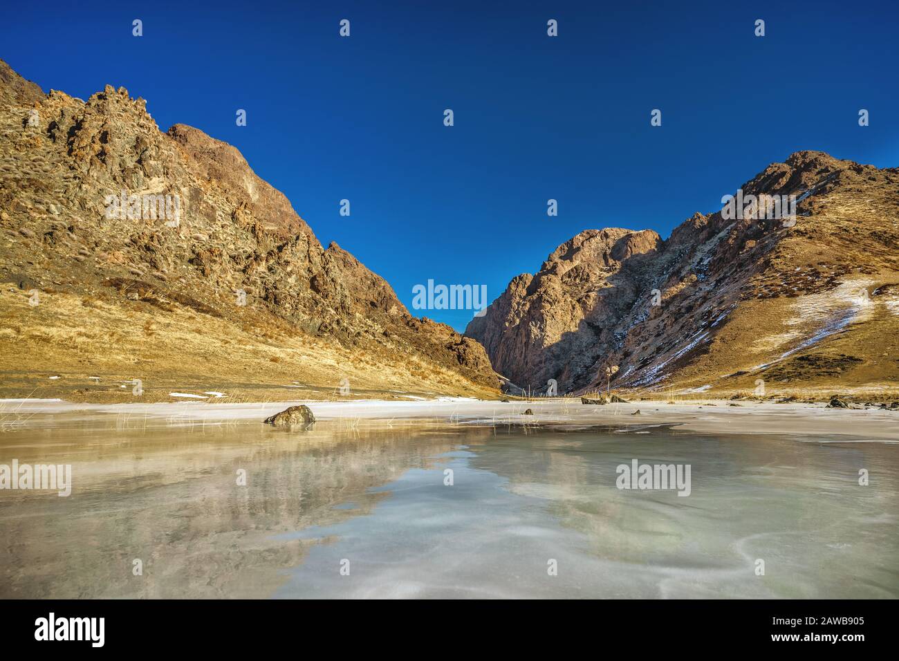 Scenes from Mongolia's famous Eagle Valley in the Gobi Desert, part of ...