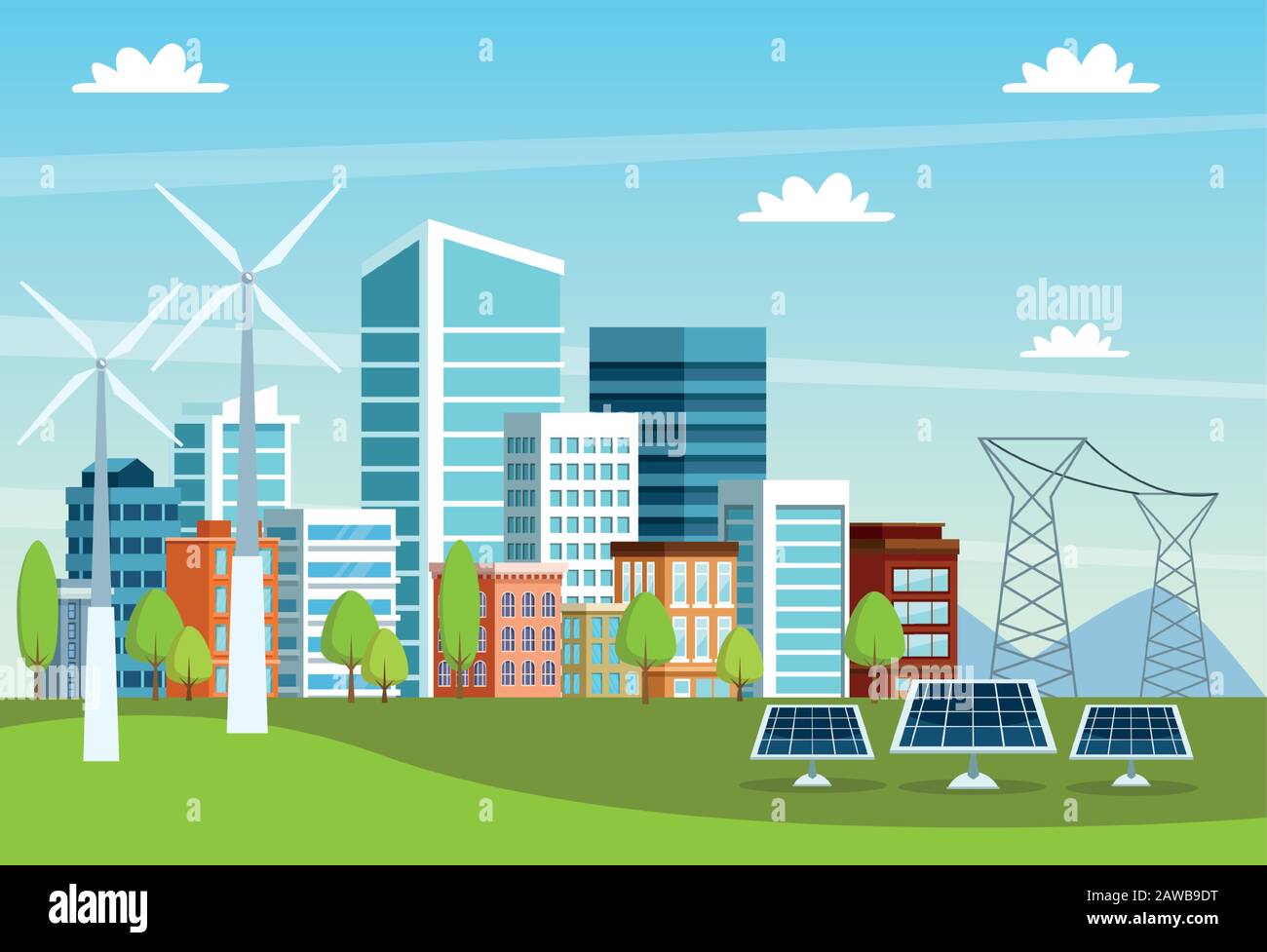 Solar facade Stock Vector Images - Alamy