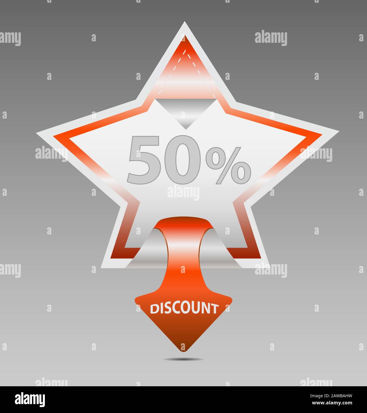 Design of a vector discount label Stock Vector Image & Art - Alamy