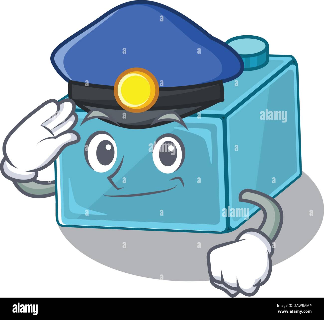 A manly lego brick toys Cartoon concept working as a Police officer ...