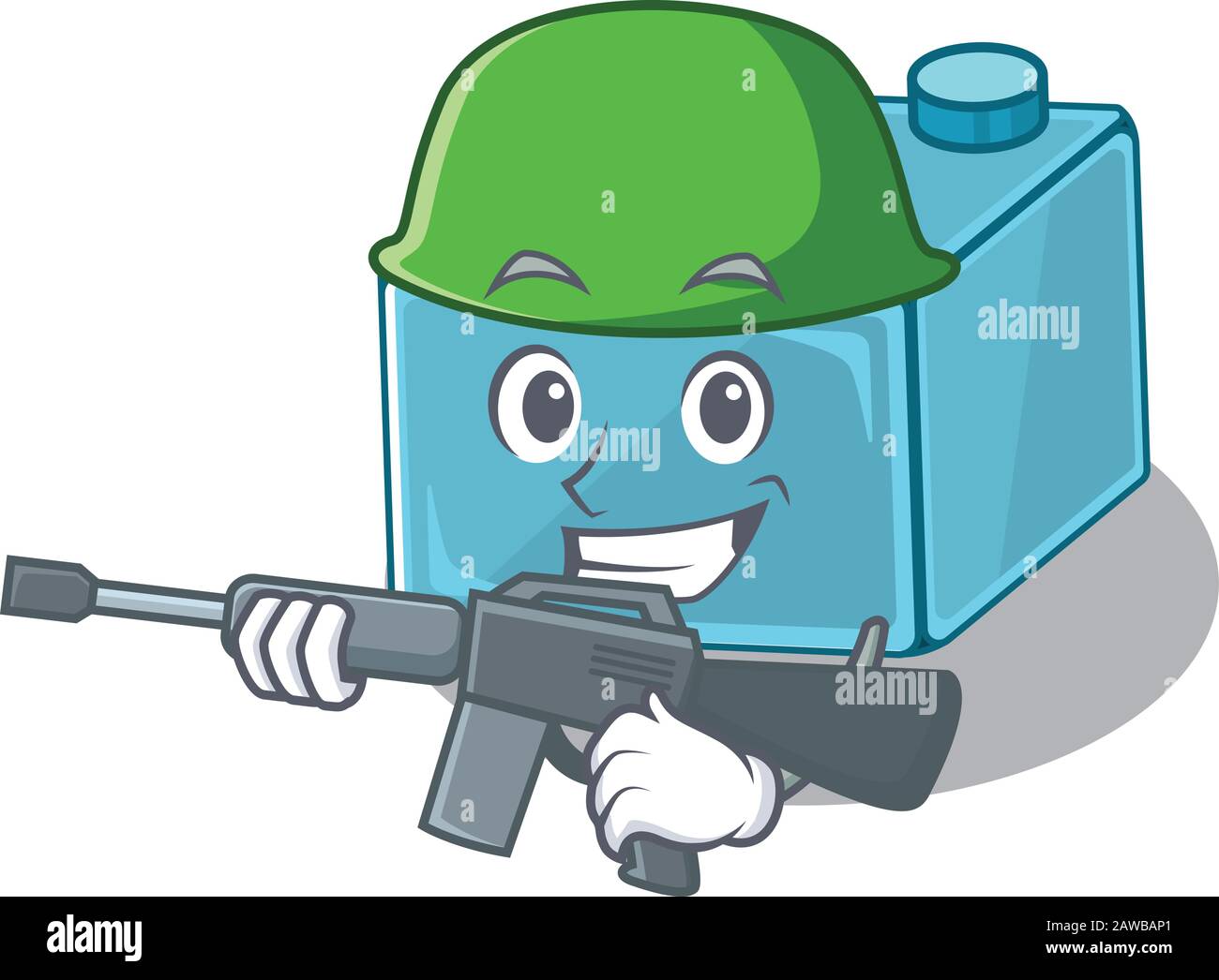 Machine gun box Stock Vector Images - Alamy
