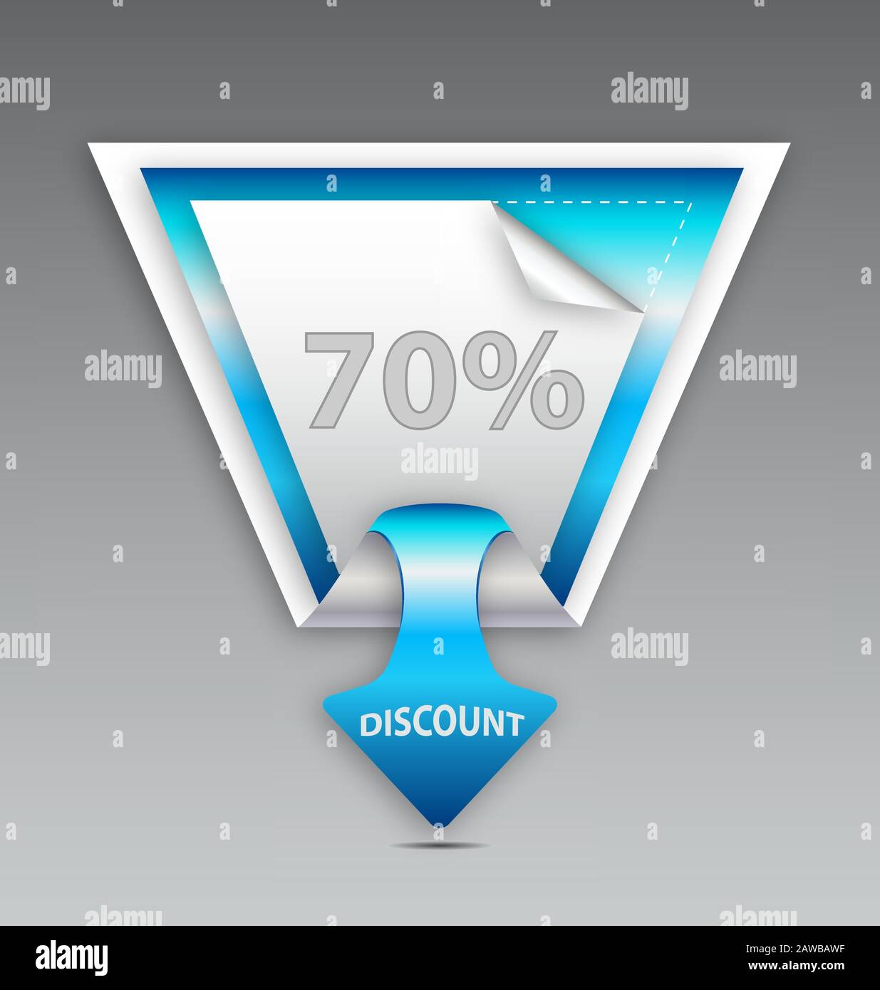 Design of a vector discount label Stock Vector Image & Art - Alamy