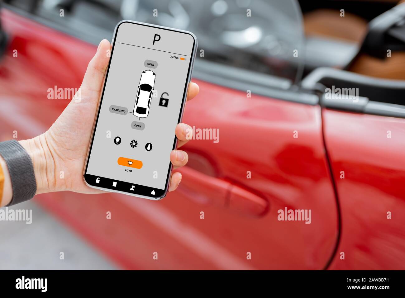Car display interface hi-res stock photography and images - Alamy