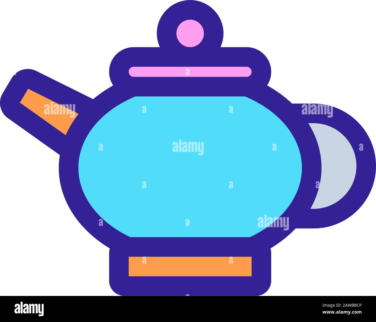 tea icon vector. Isolated contour symbol illustration Stock Vector ...