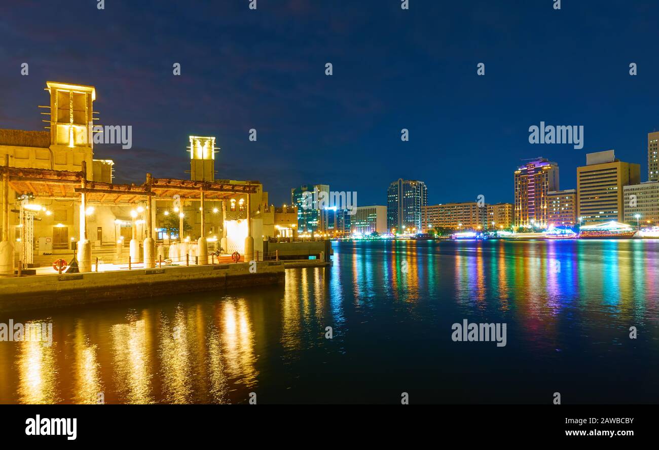 Bur dubai the dubai heritage village hi-res stock photography and ...