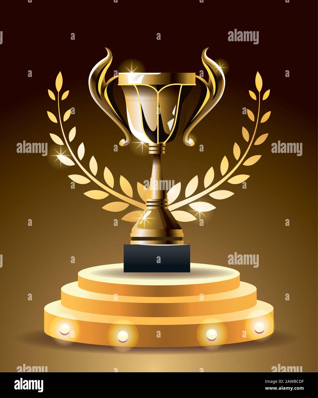 Television trophy Stock Vector Images - Alamy