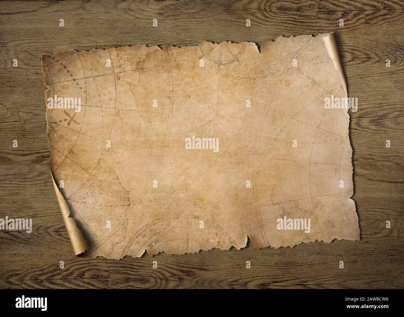 Map on the table old hi-res stock photography and images - Alamy