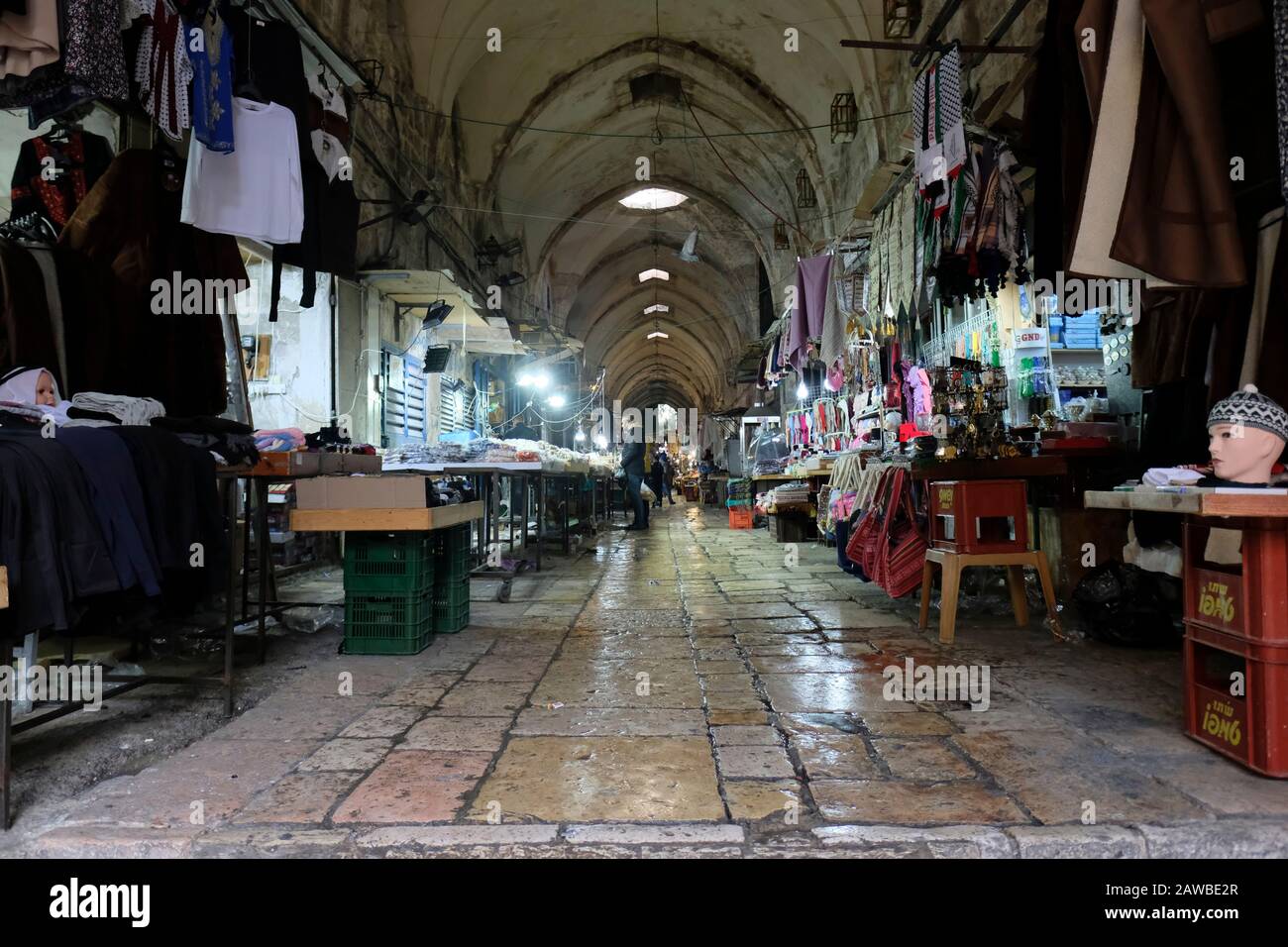 Cotton merchants market jerusalem hi-res stock photography and images ...