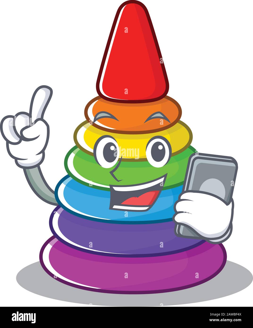 Child speaking on the telephone Stock Vector Images - Alamy