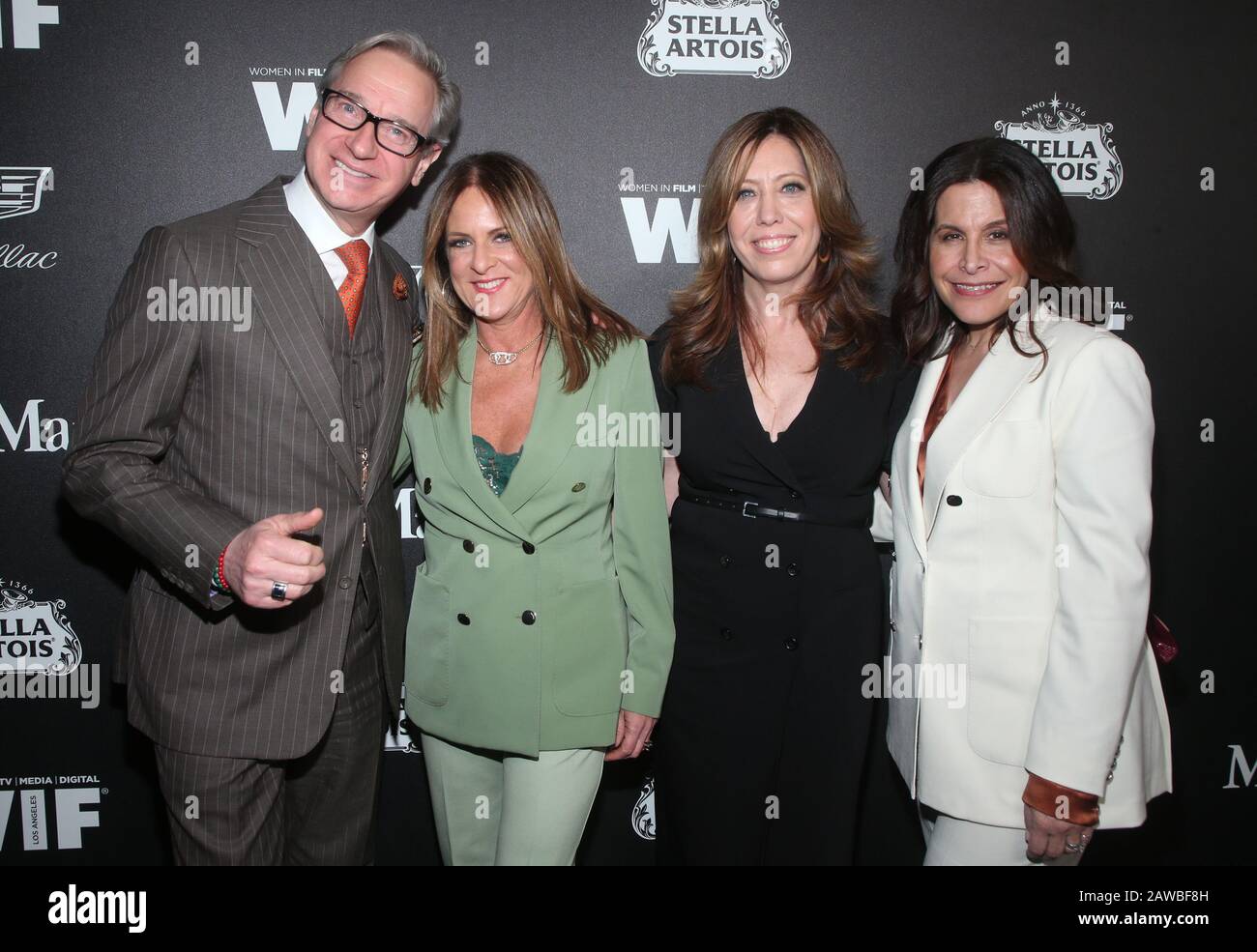 Hollywood, Ca. 7th Feb, 2020. Paul Feig, Cathy Schulman, Kirsten ...