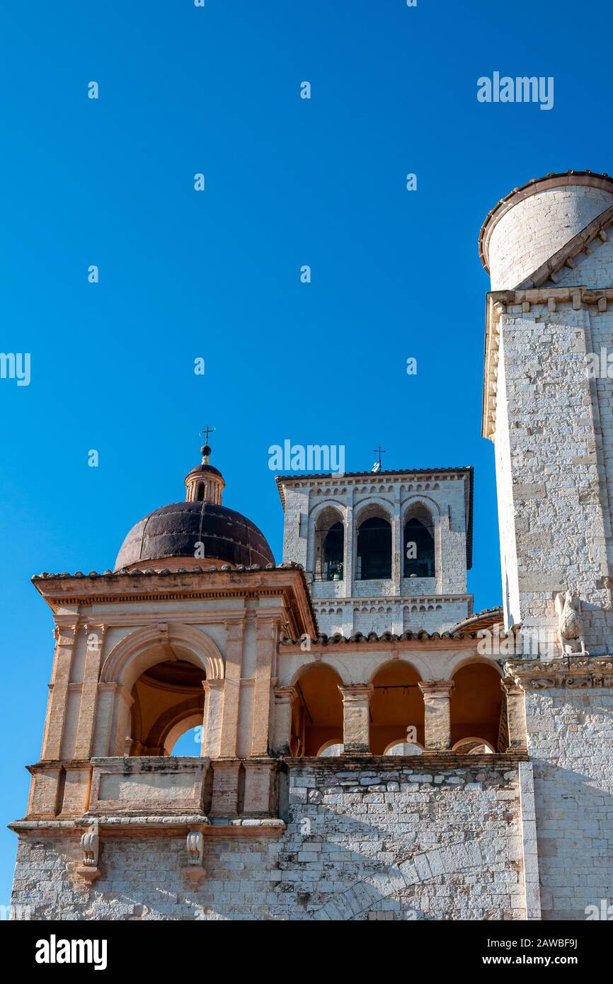 Assisi, the city of peace, Italy. UNESCO World Heritage Site, the ...