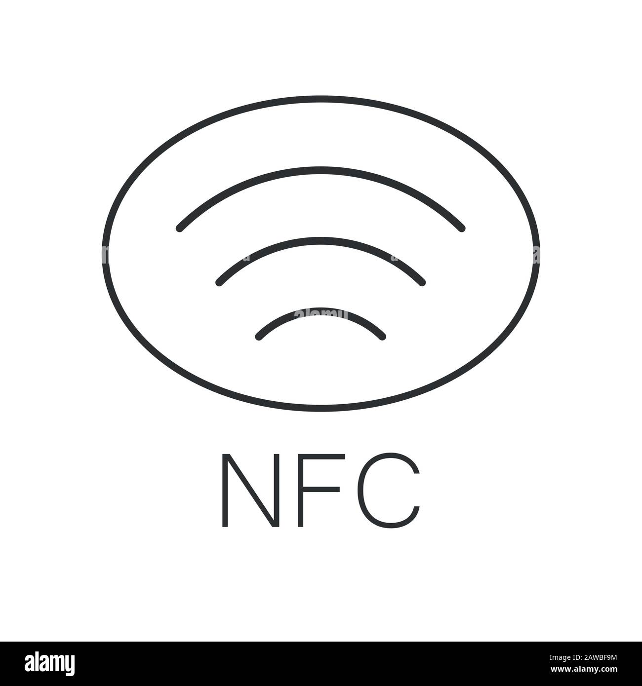 Tap to pay vector icon illustration. Modern contactless symbol icon. Ui ...