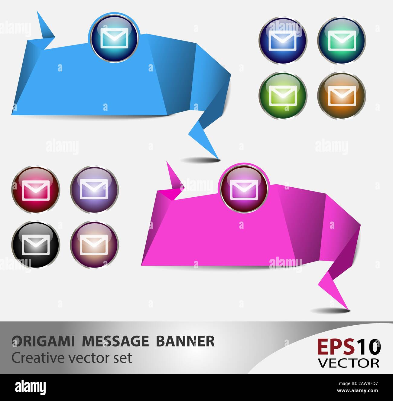 Stylized presentation template with empty text boxes and embellishment ...