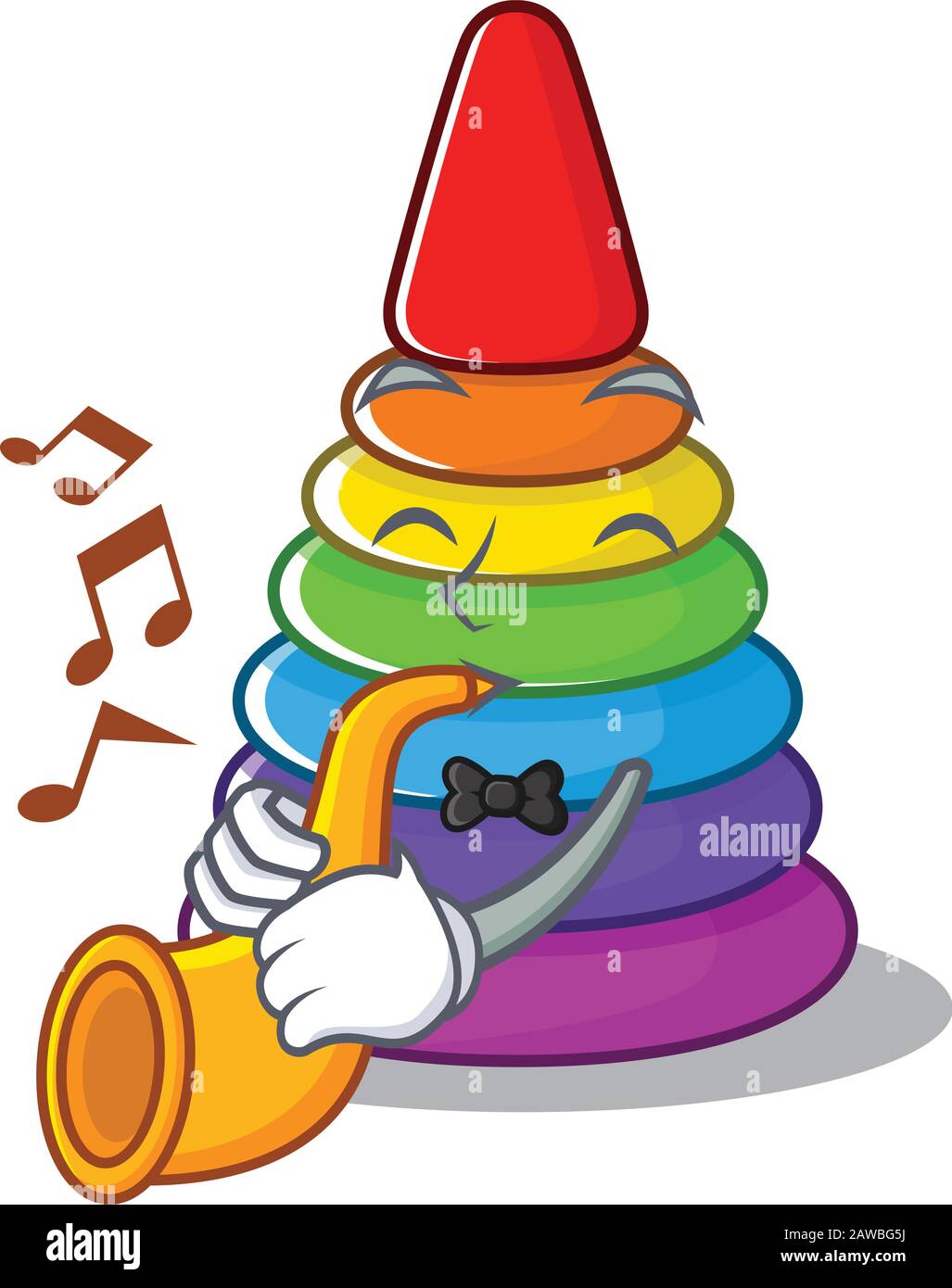 Pyramid bugle Stock Vector Images - Alamy