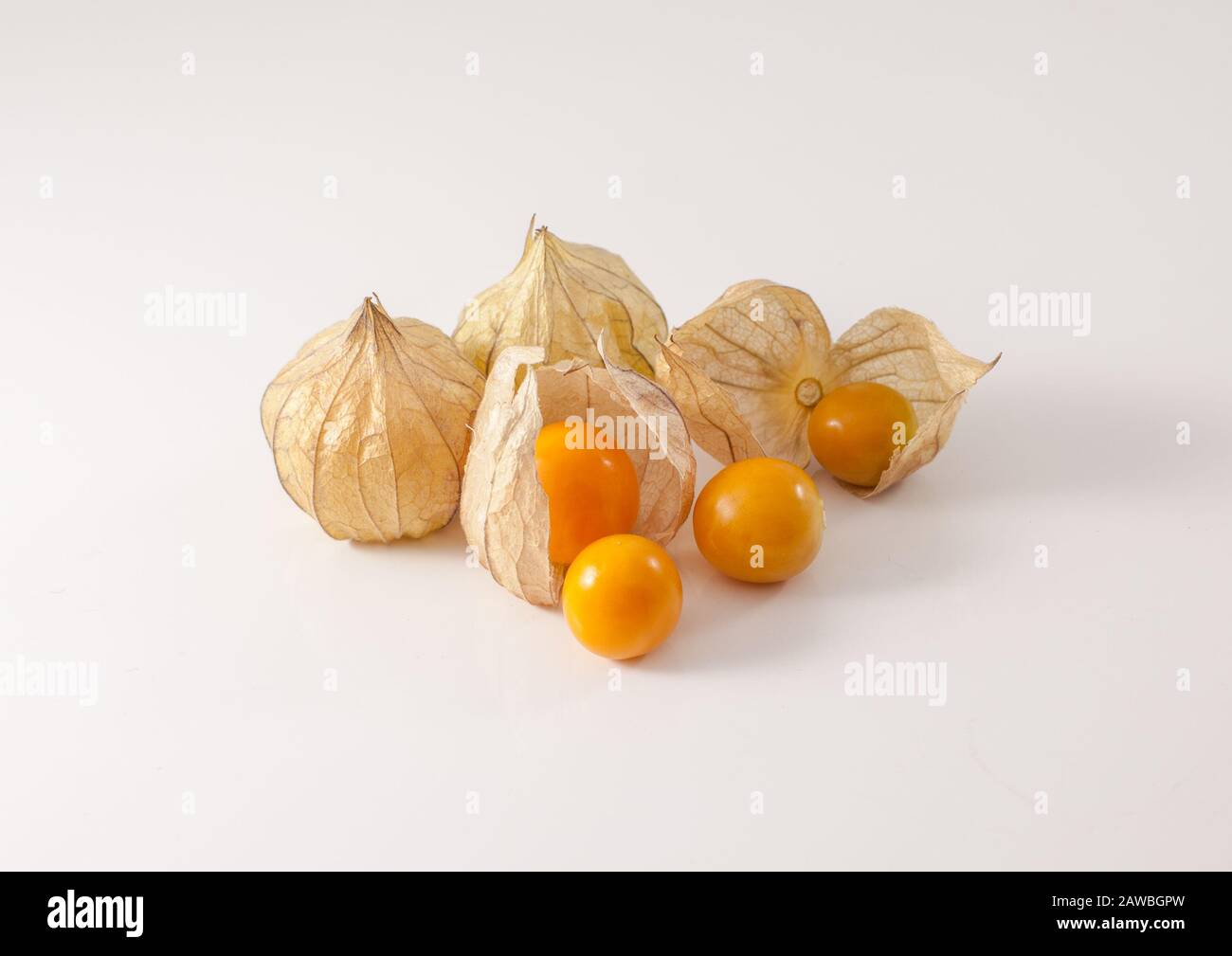 Golden Strawberry (Physalis) exotic fruits Stock Photo - Alamy