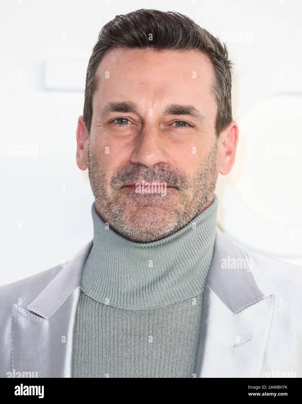 HOLLYWOOD, LOS ANGELES, CALIFORNIA, USA - FEBRUARY 07: Jon Hamm arrives ...