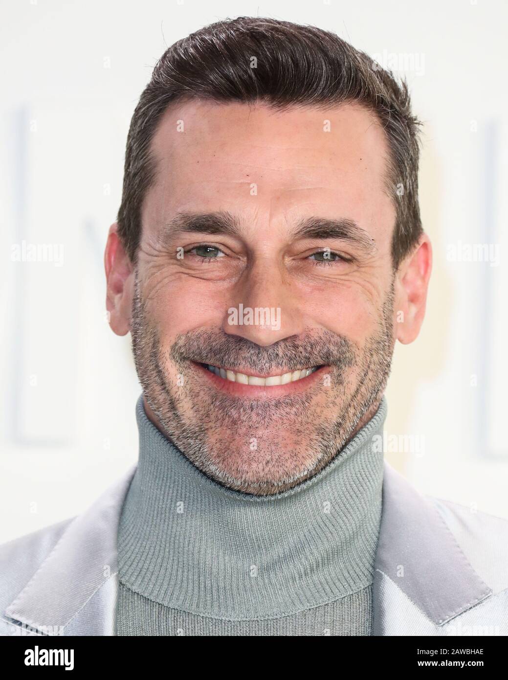 HOLLYWOOD, LOS ANGELES, CALIFORNIA, USA - FEBRUARY 07: Jon Hamm arrives ...