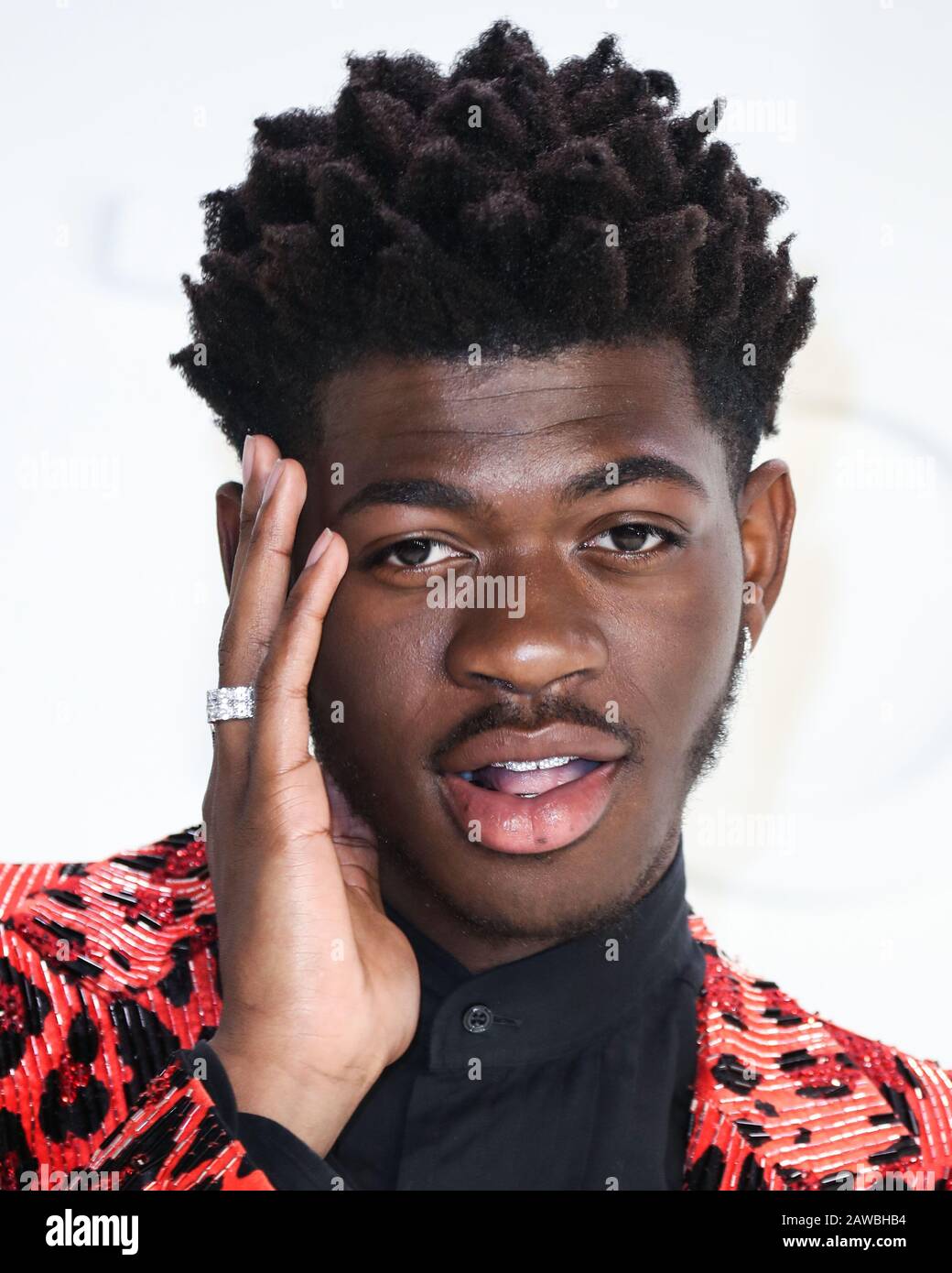 HOLLYWOOD, LOS ANGELES, CALIFORNIA, USA - FEBRUARY 07: Lil Nas X ...
