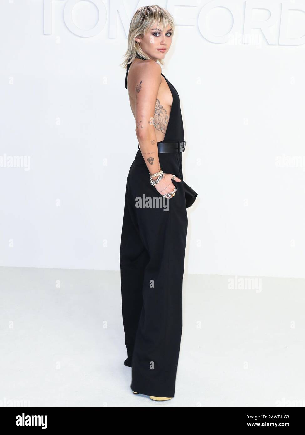 HOLLYWOOD, LOS ANGELES, CALIFORNIA, USA - FEBRUARY 07: Miley Cyrus ...