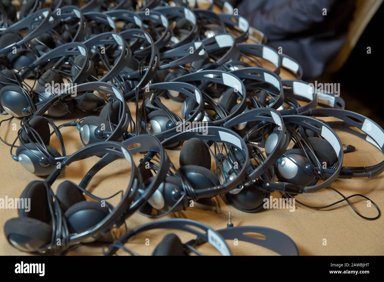 headphones used for simultaneous translation equipment simultaneous interpretation equipment . A ...