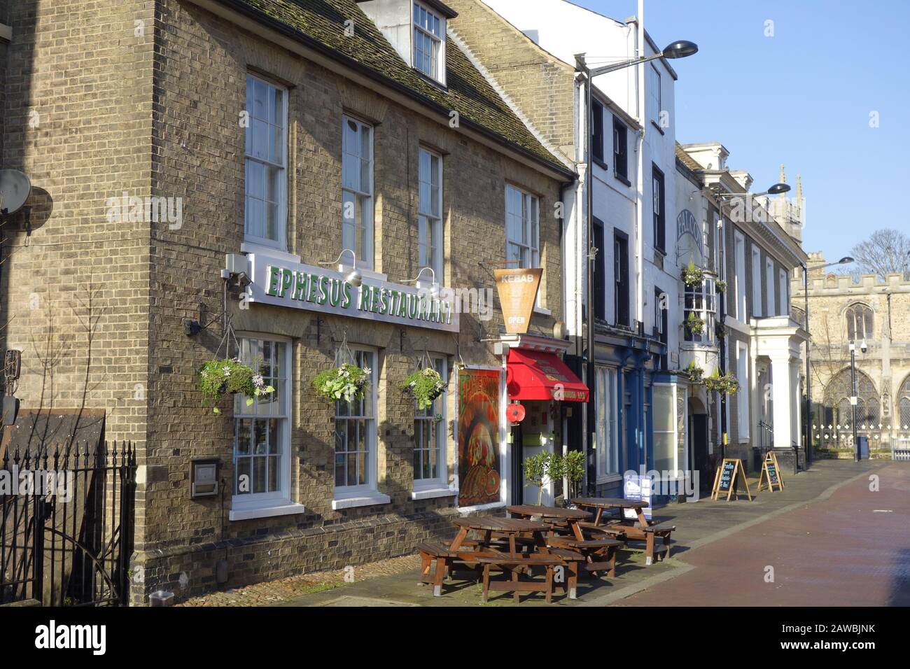 huntingdon town centre, cambridgeshire, england, uk, gb Stock Photo - Alamy