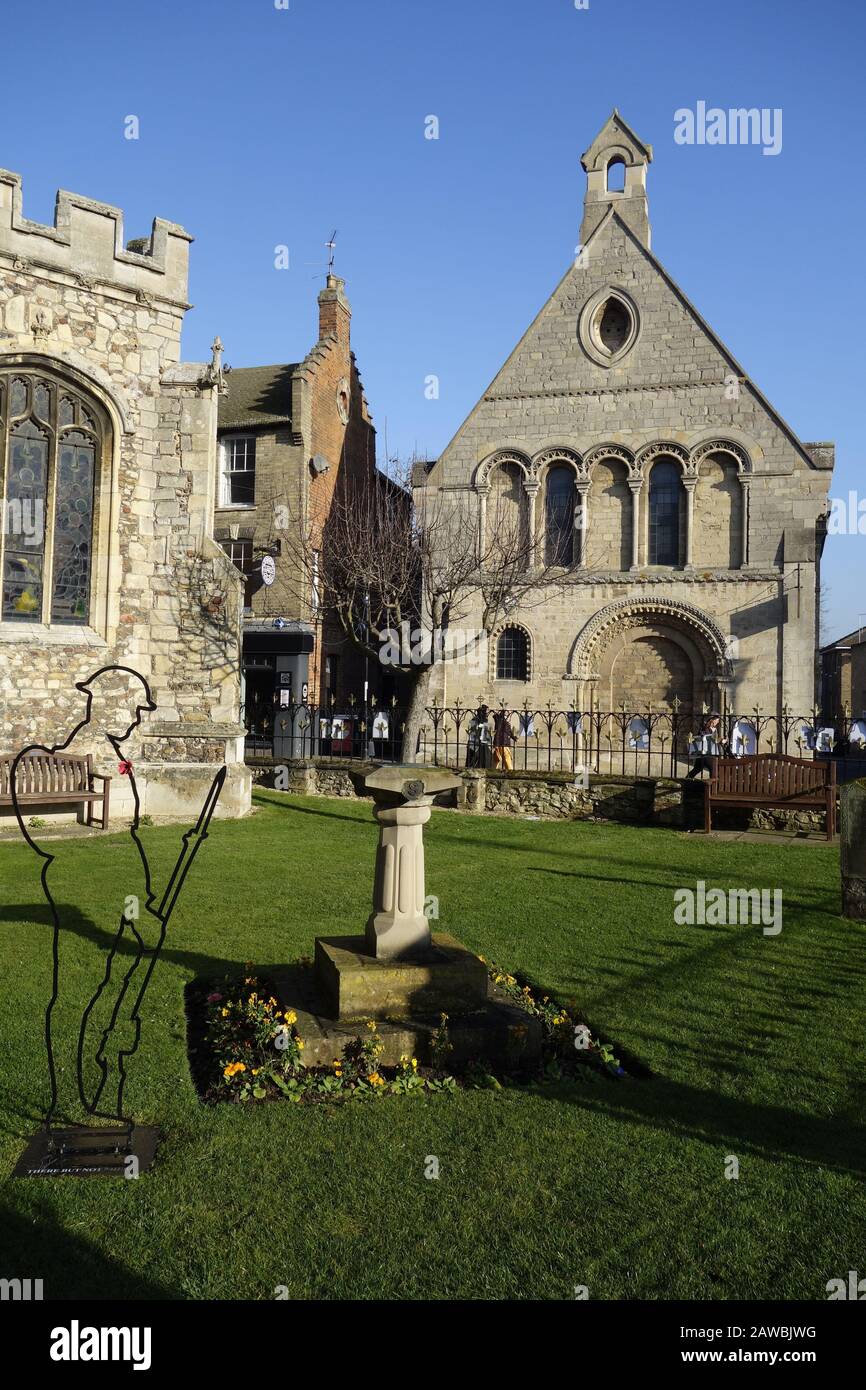 all saints church in the town square, huntingdon town centre ...