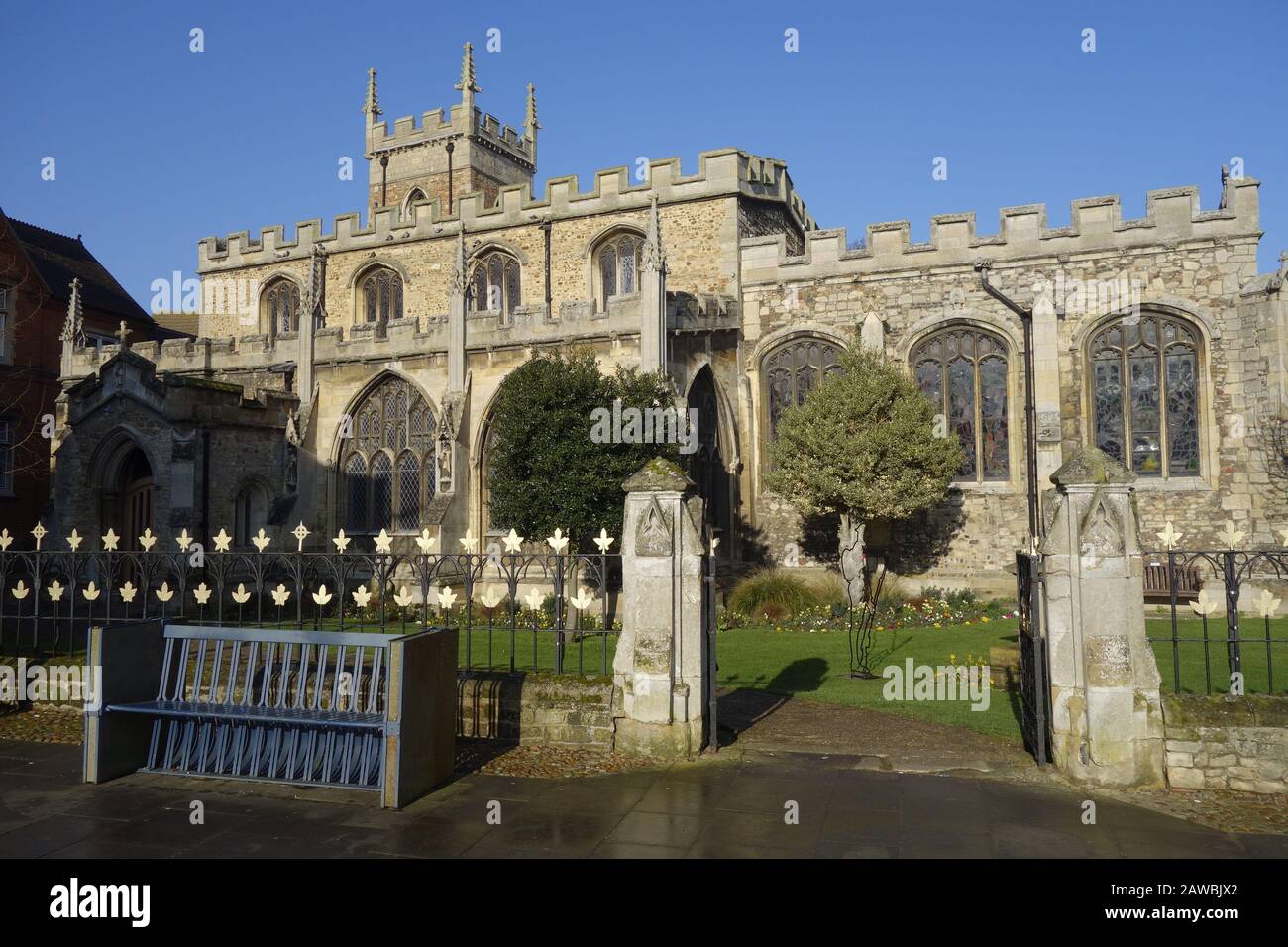 all saints church in the town square, huntingdon town centre ...