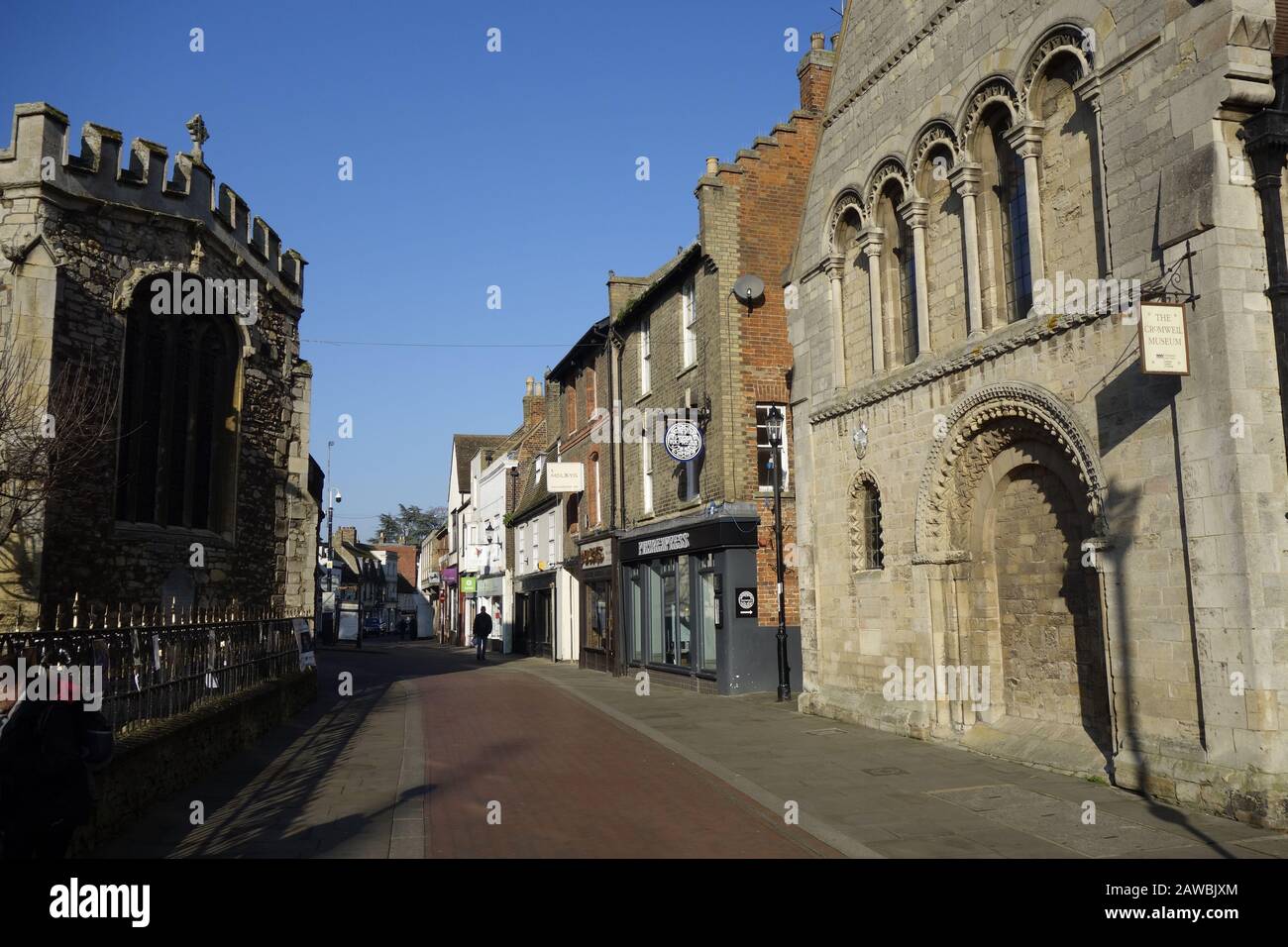 huntingdon town centre, cambridgeshire, england, uk, gb Stock Photo - Alamy