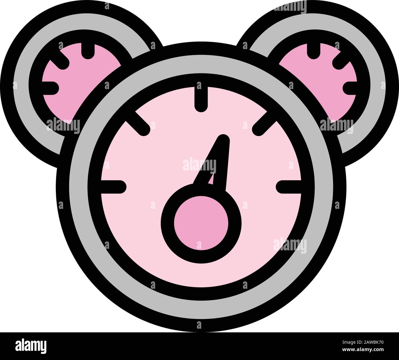 Oil car indicator icon. Outline oil car indicator vector icon for web ...