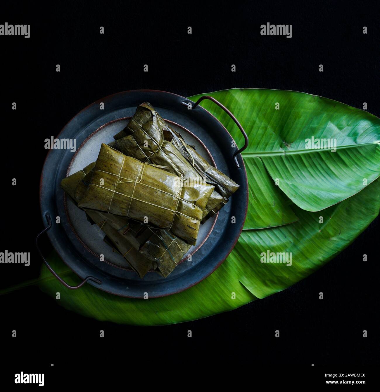 Venezuelan christmas food - hallaca - corn dough stuffed with a stew of ...