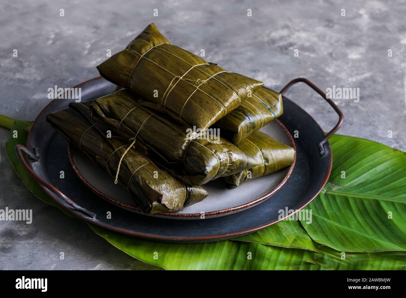 Venezuelan christmas food - hallaca - corn dough stuffed with a stew of ...