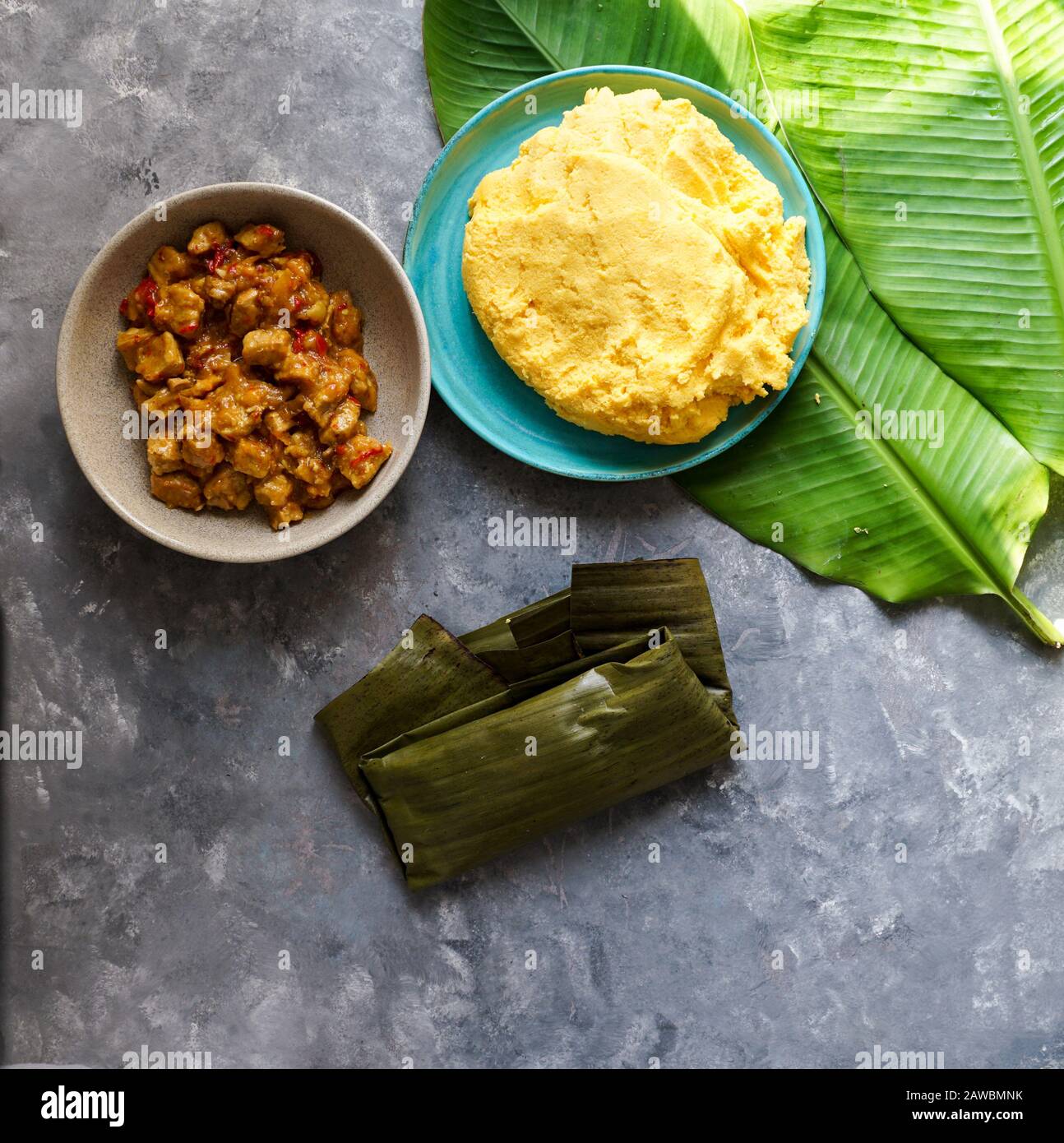 Venezuelan christmas food - hallaca - corn dough stuffed with a stew of ...