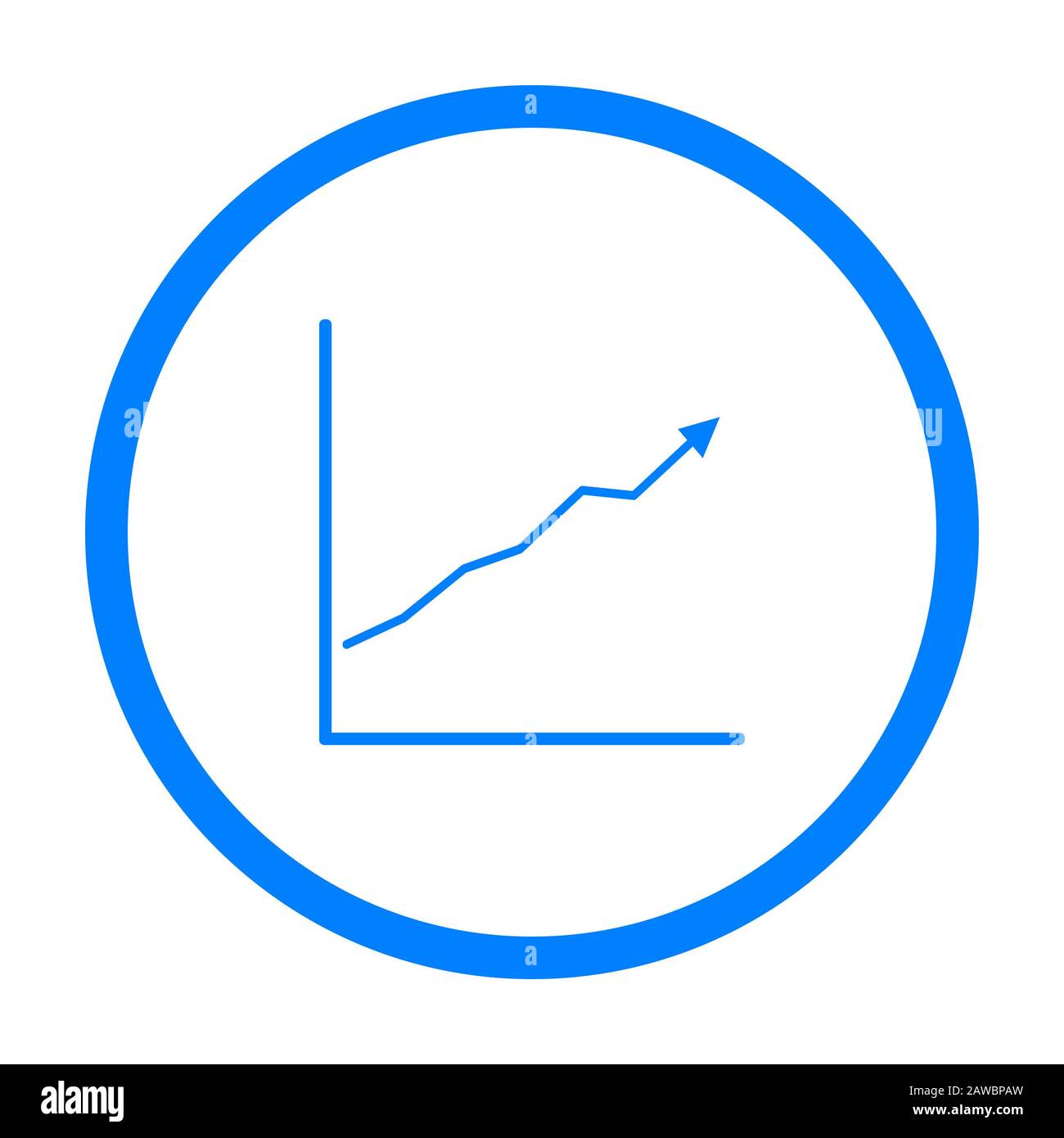 Chart and circle Stock Photo - Alamy