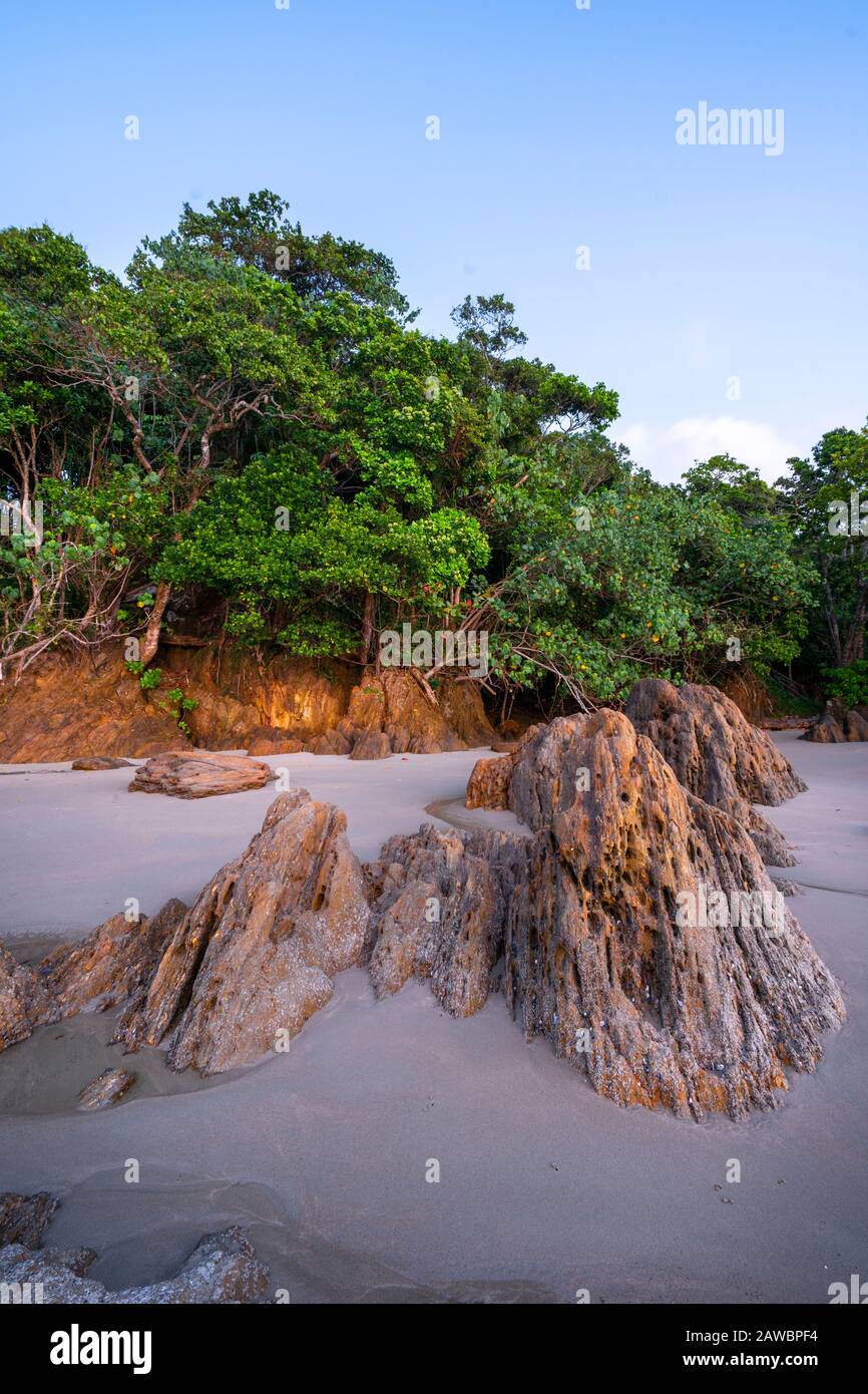 Etty Bay near Innisfail, Australia, Queensland, Moresby Range National ...