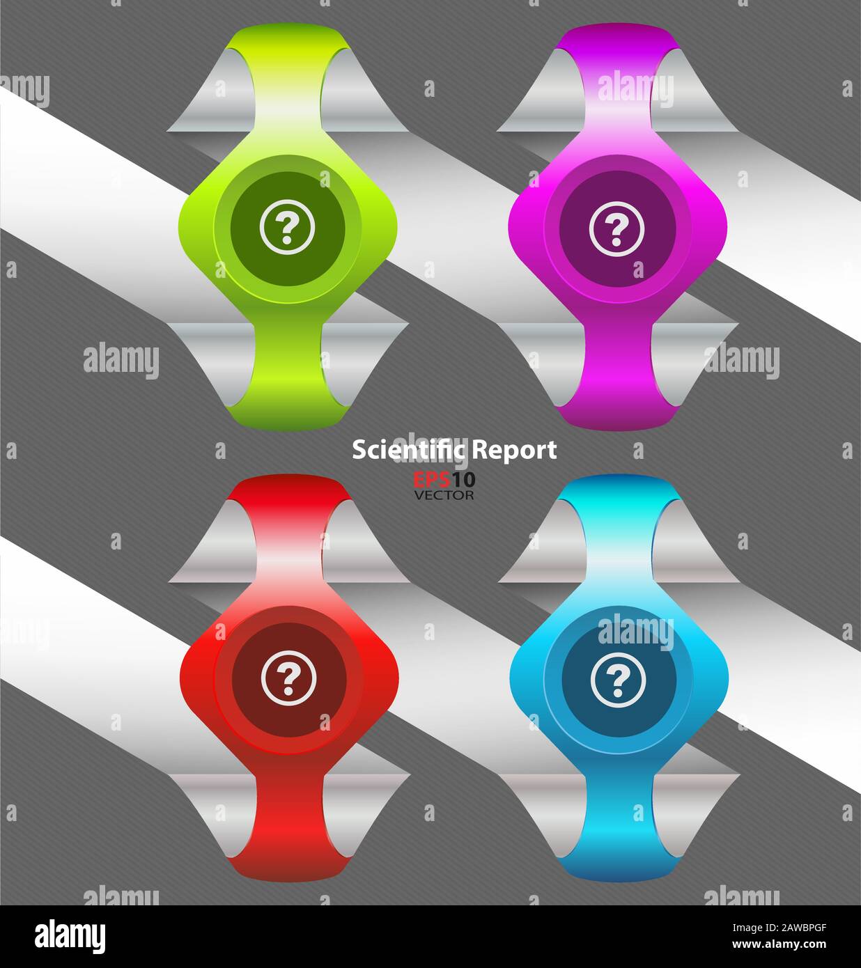 Stylized presentation template with empty text boxes and embellishment ...