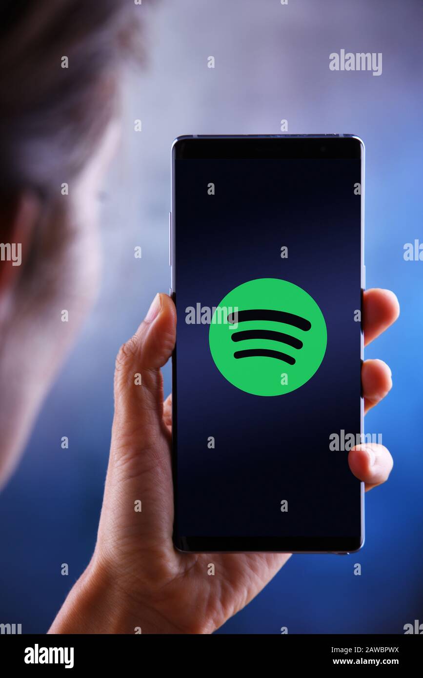 Spotify interface hi-res stock photography and images - Alamy