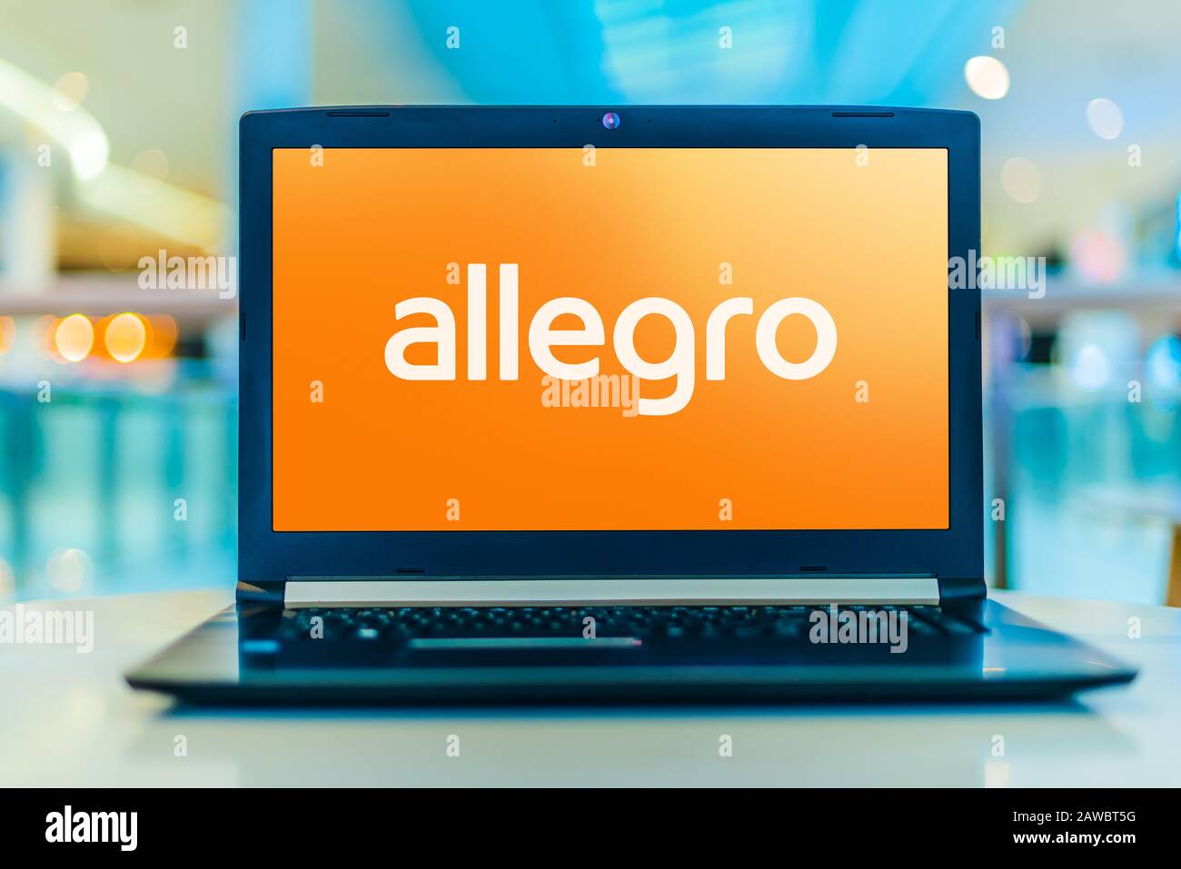 Allegro logo hi-res stock photography and images - Alamy
