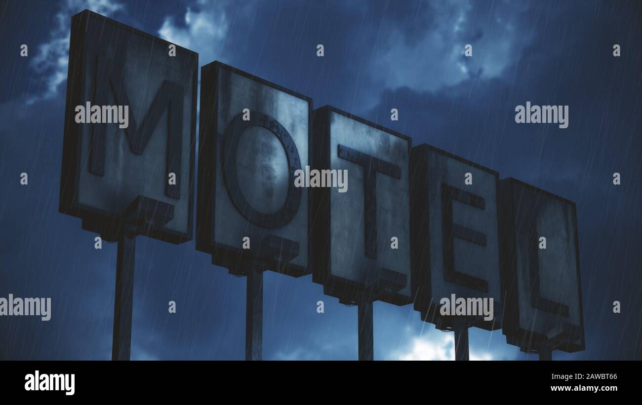 Abandoned motor court hi-res stock photography and images - Alamy