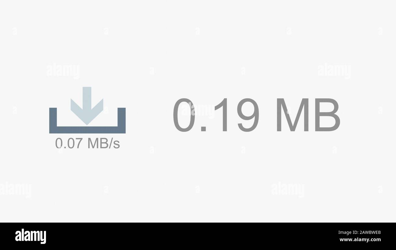 Downloading Online Content on Slow Internet Connection Illustration ...