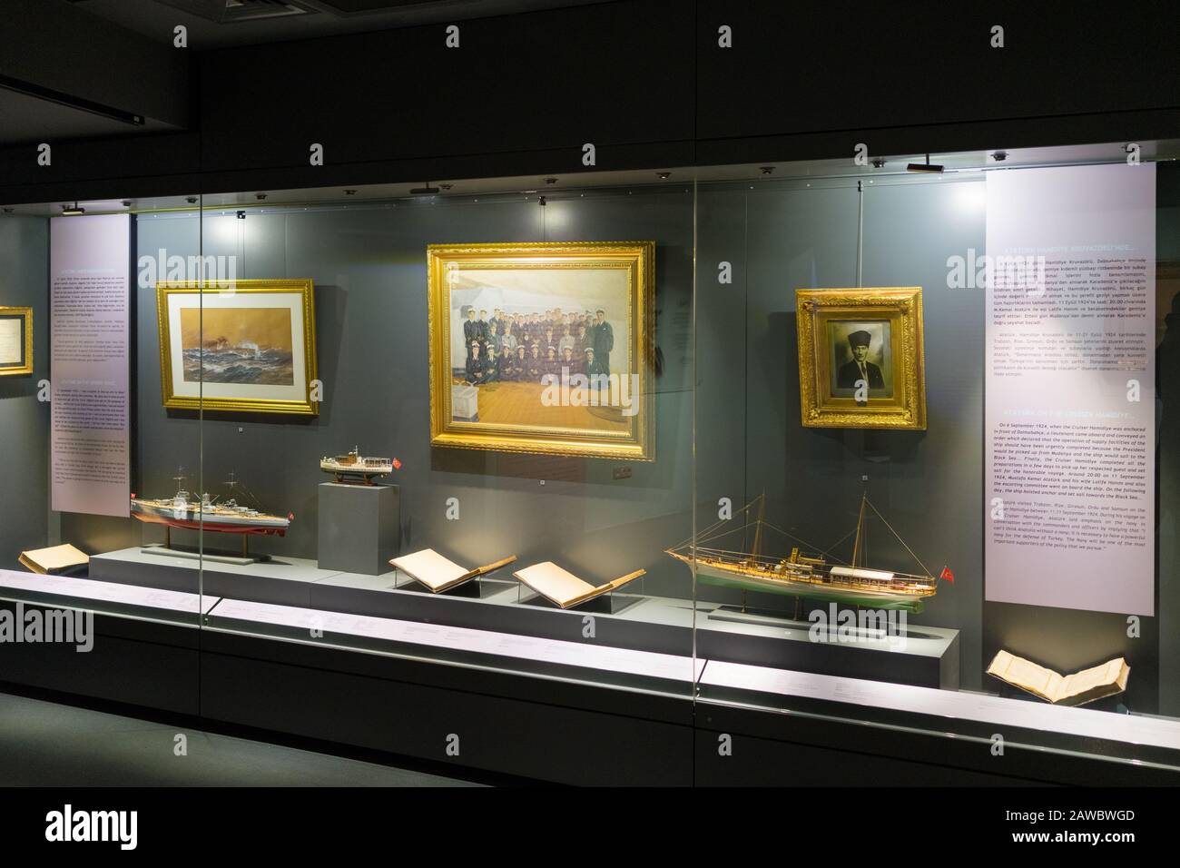 Istanbul, Turkey - Jan 12, 2020: Items displayed for Exhibition in The ...